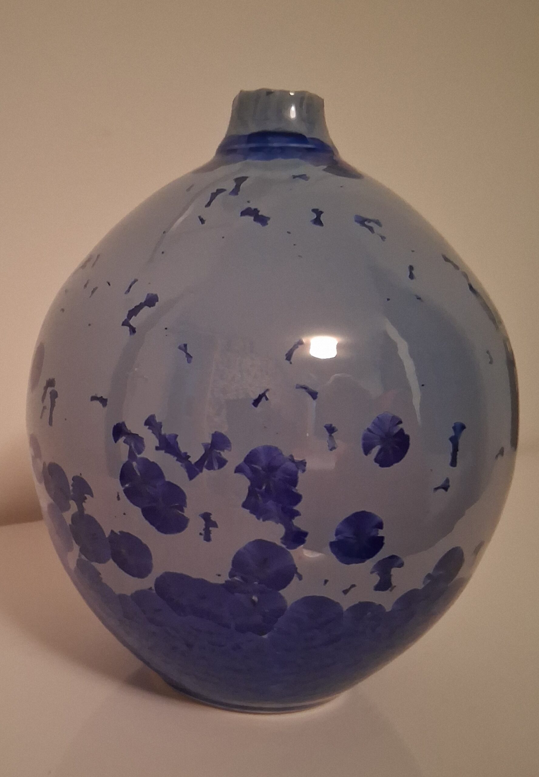 Licht blauwe vaas – Ed Meissenberg – Optima Antiquariaat